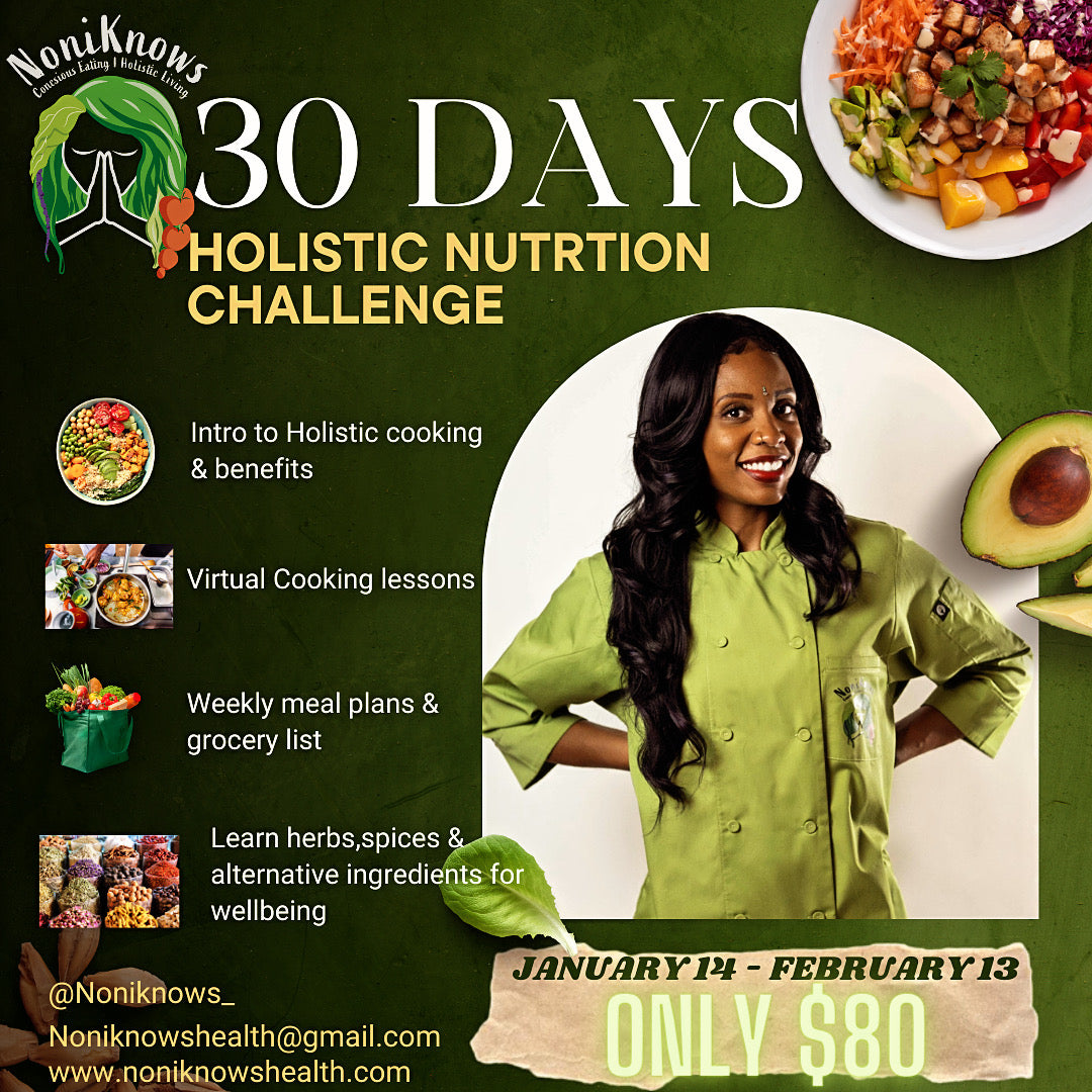 30 Days Holistic Nutrition challenge! – Noni Knows Health